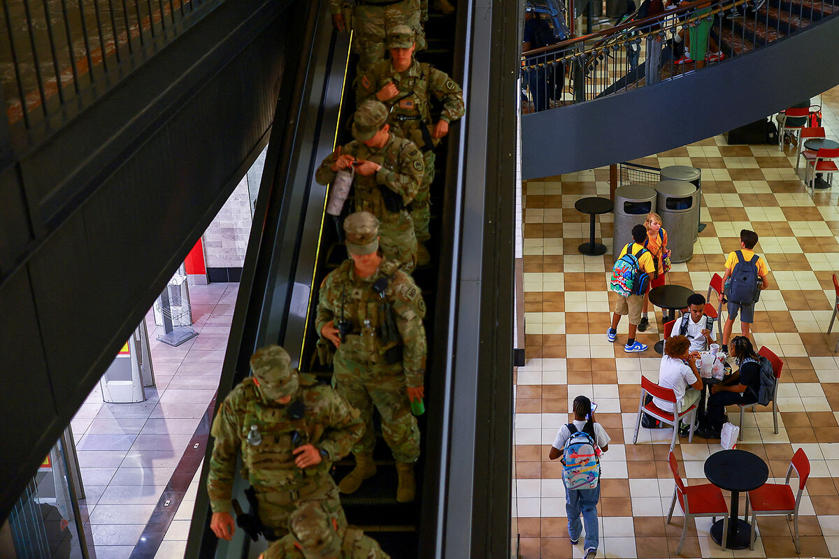 Trump wants a National Guard ‘quick reaction force.’ Here are the legal concerns. - CSMonitor.com